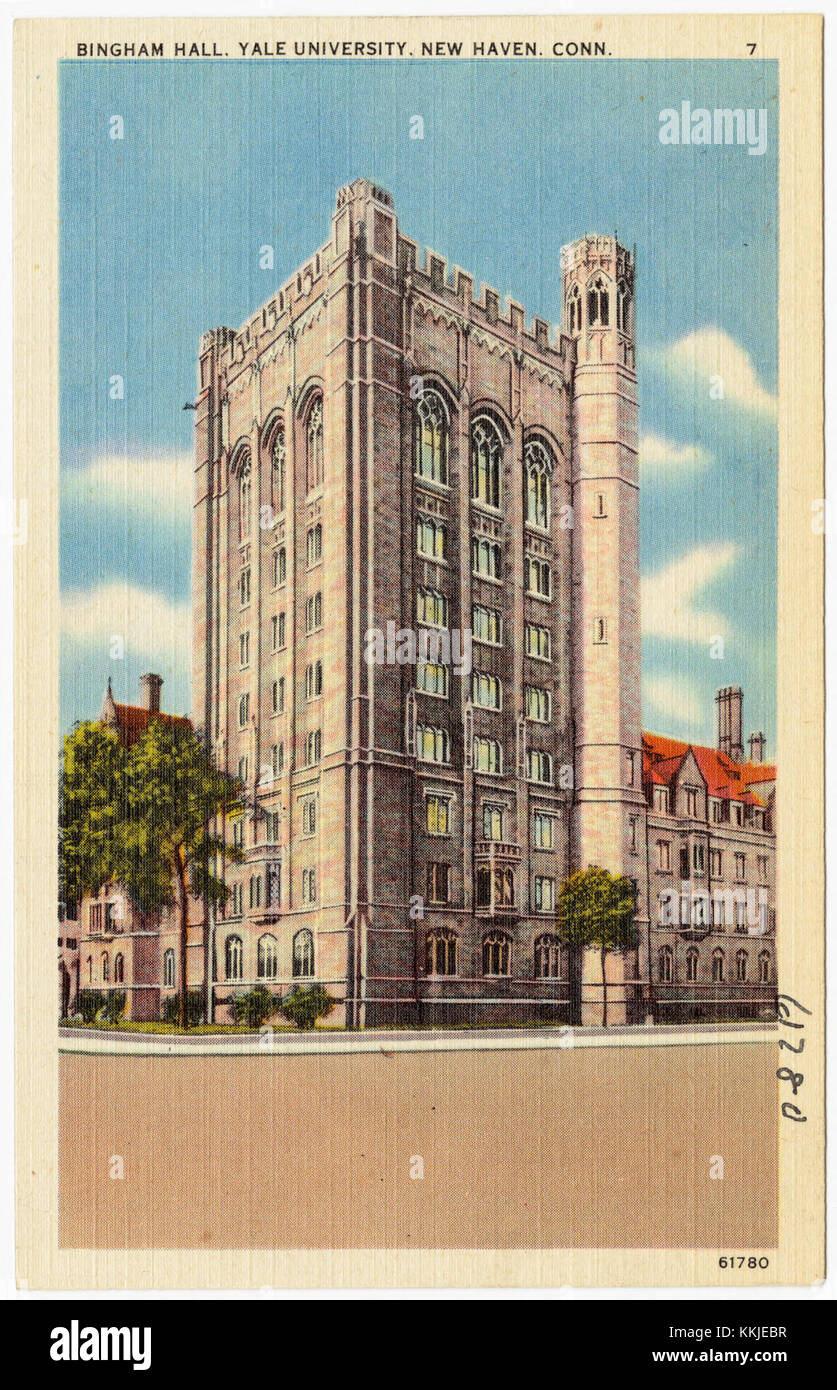 Bingham Hall, Yale University, New Haven, Conn (61780 Stock Photo - Alamy