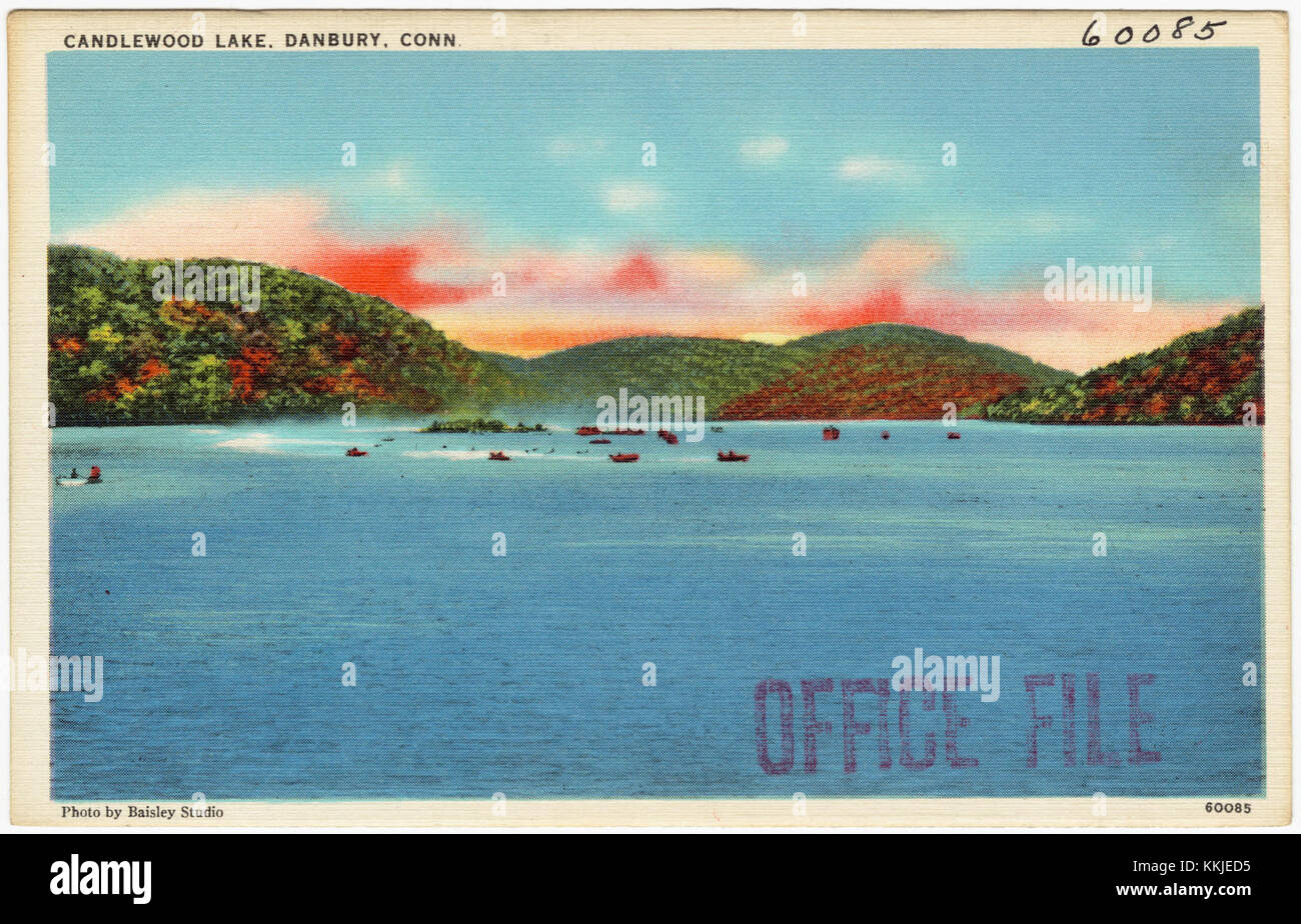 Candlewood Lake is a large reservoir located in Danbury, Connecticut ...
