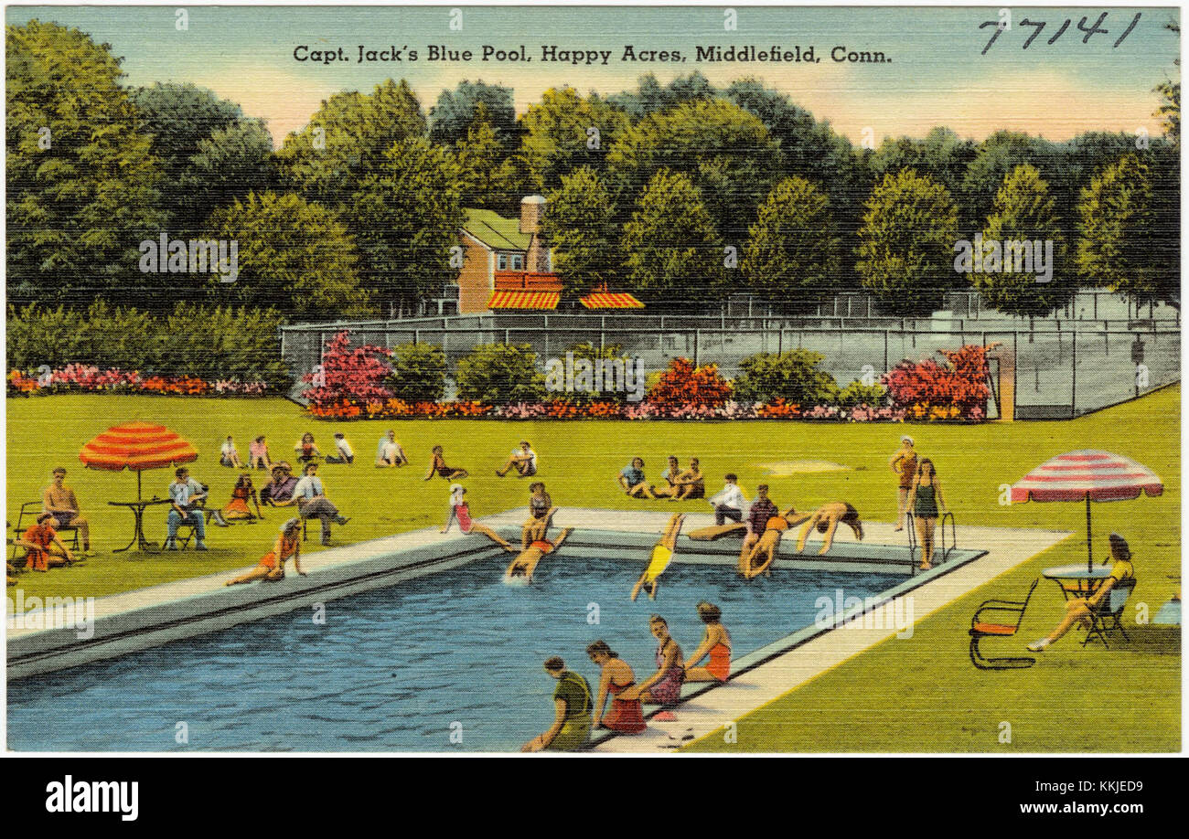 Capt. Jack's Blue Pool at Happy Acres in Middlefield, Connecticut, is a ...