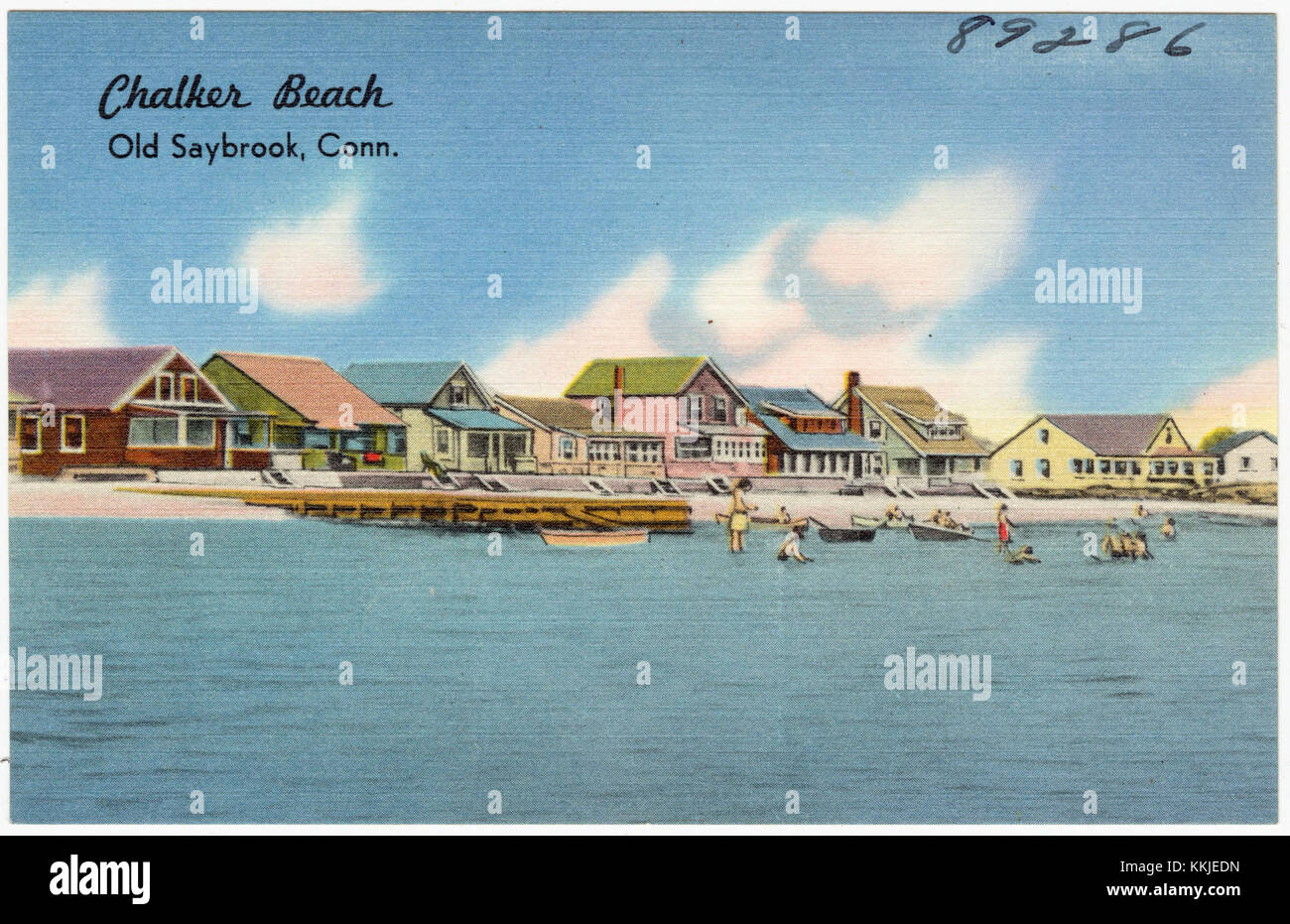 Chalker Beach in Old Saybrook, Connecticut, is a popular coastal ...