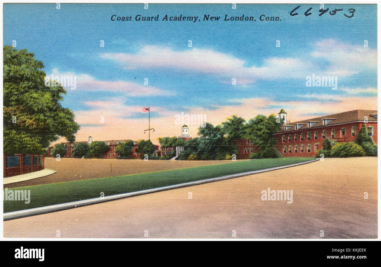 The United States Coast Guard Academy in New London, Connecticut, is ...