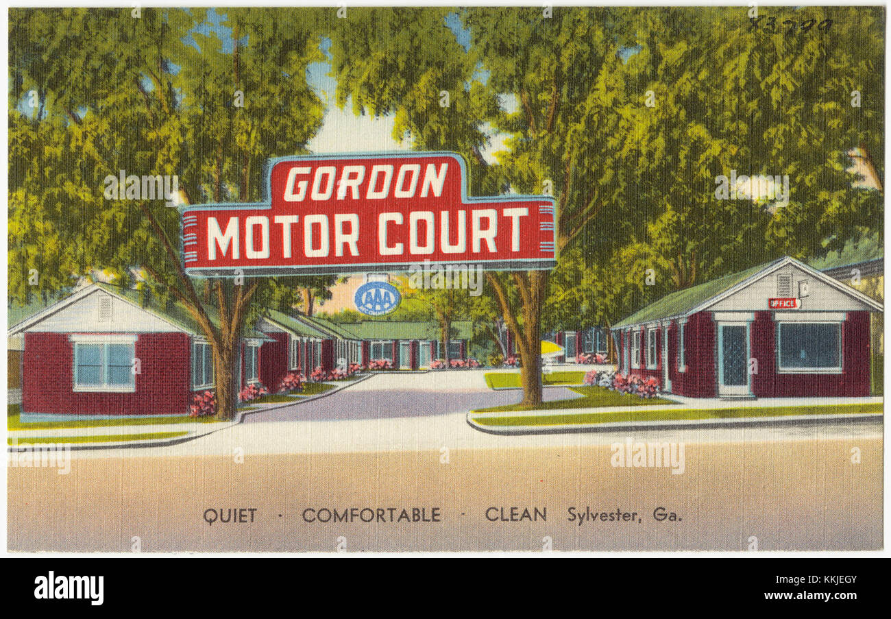 Gordon Motor Court, located in Sylvester, Georgia, offers a quiet and ...