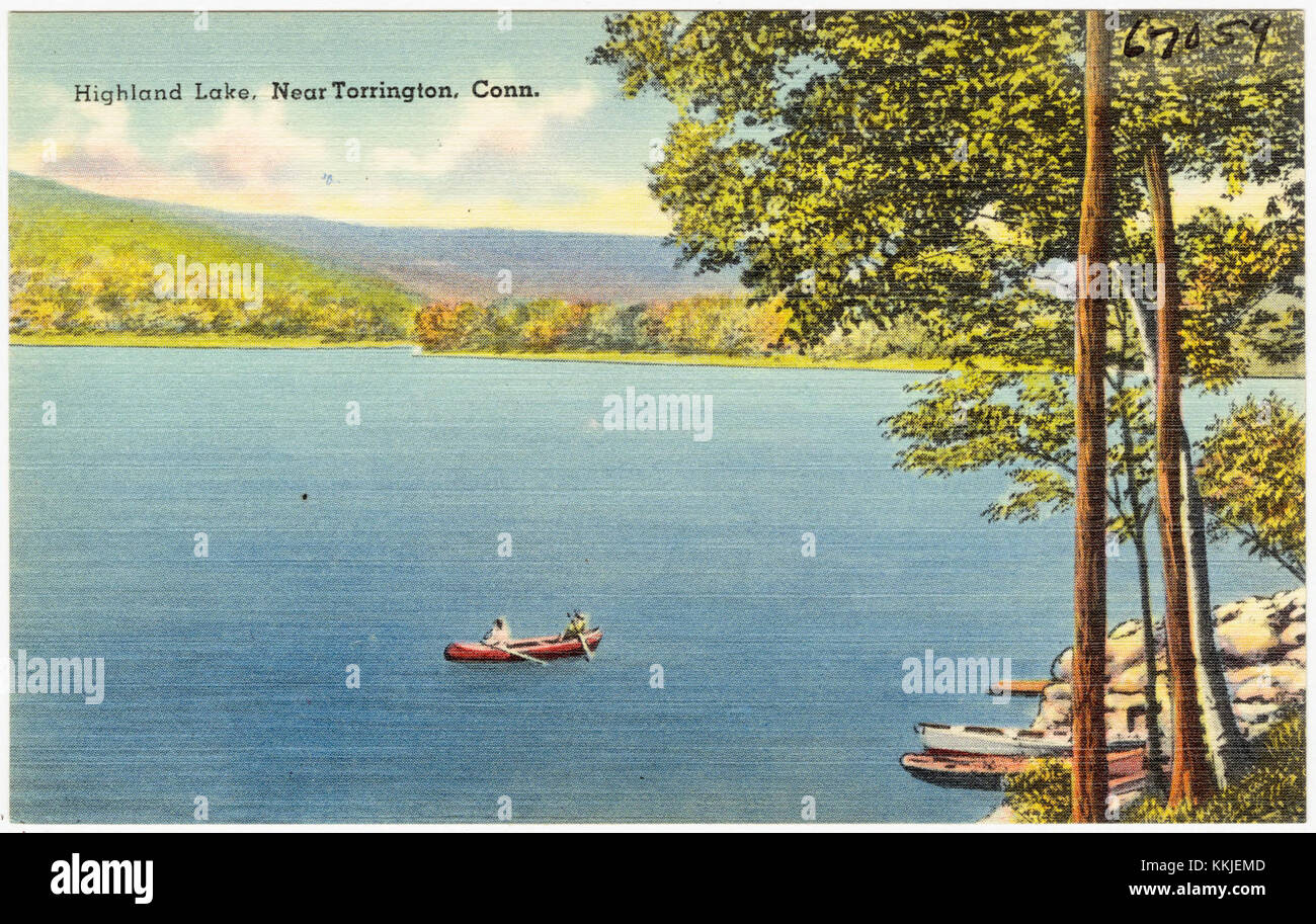 Highland Lake, located near Torrington, Connecticut, is known for its ...