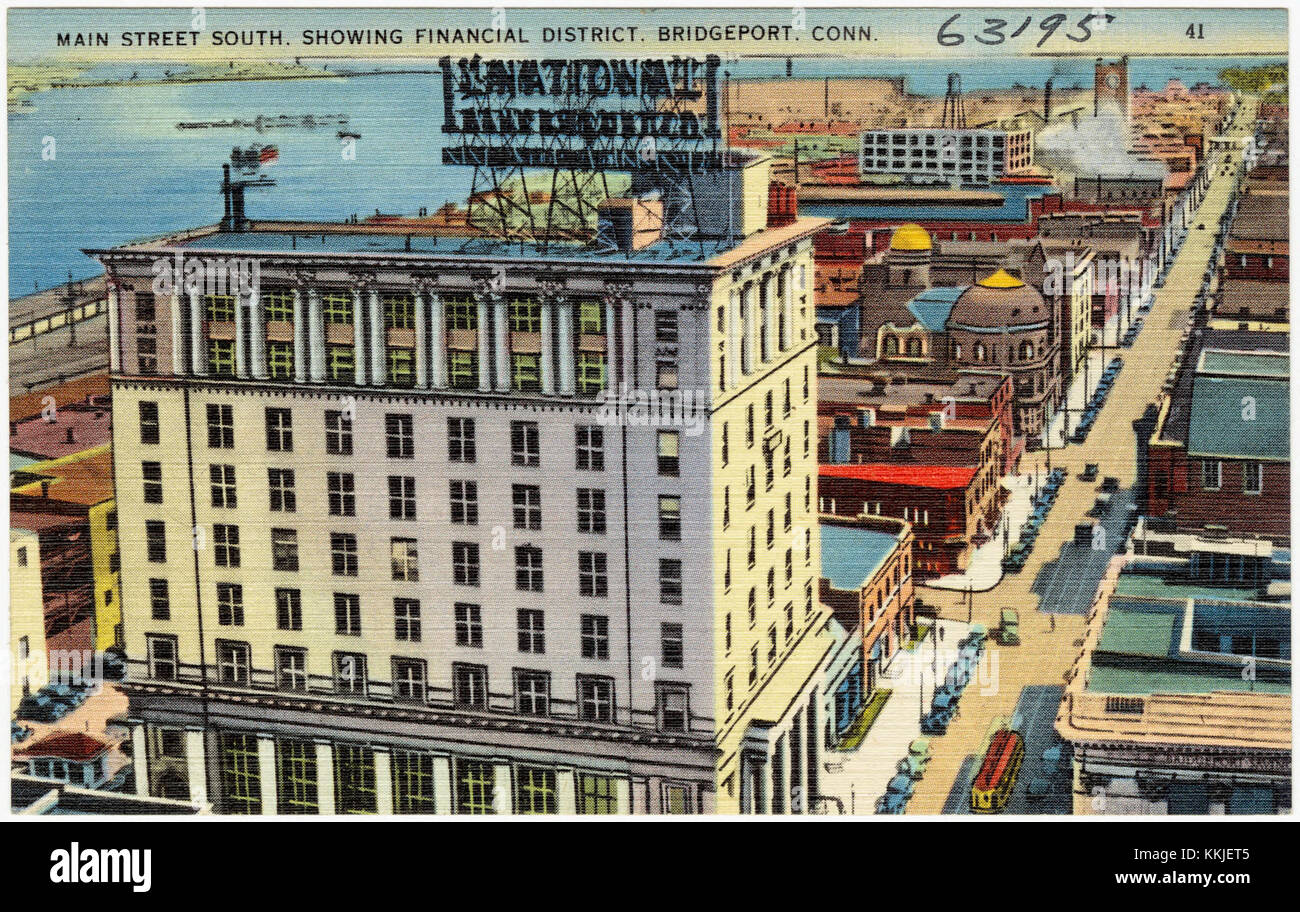 This image of Main Street South in Bridgeport, Connecticut, highlights ...
