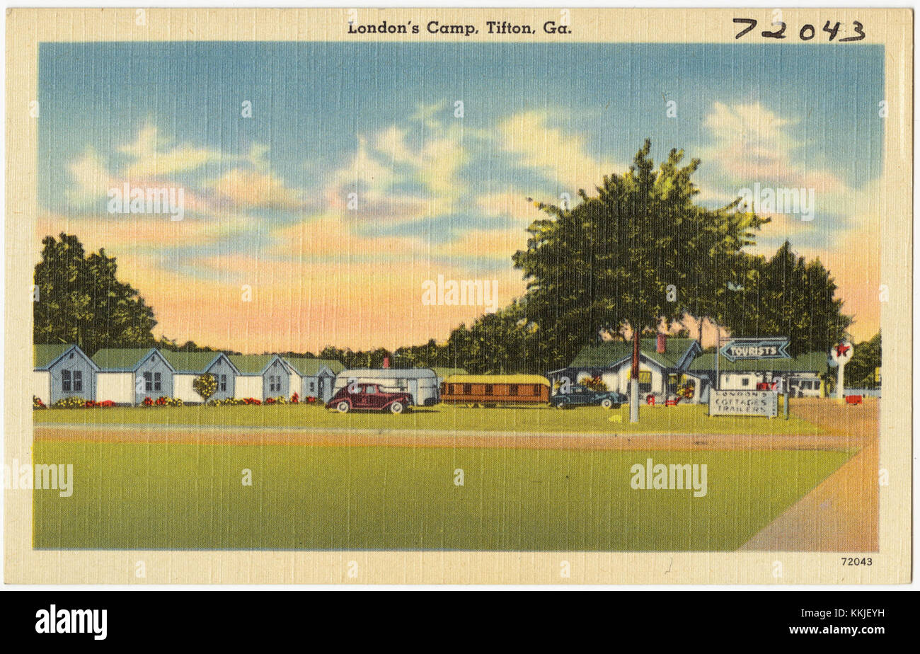 A photograph of Londonâ€™s Camp in Tifton, Georgia, showing the camp's ...