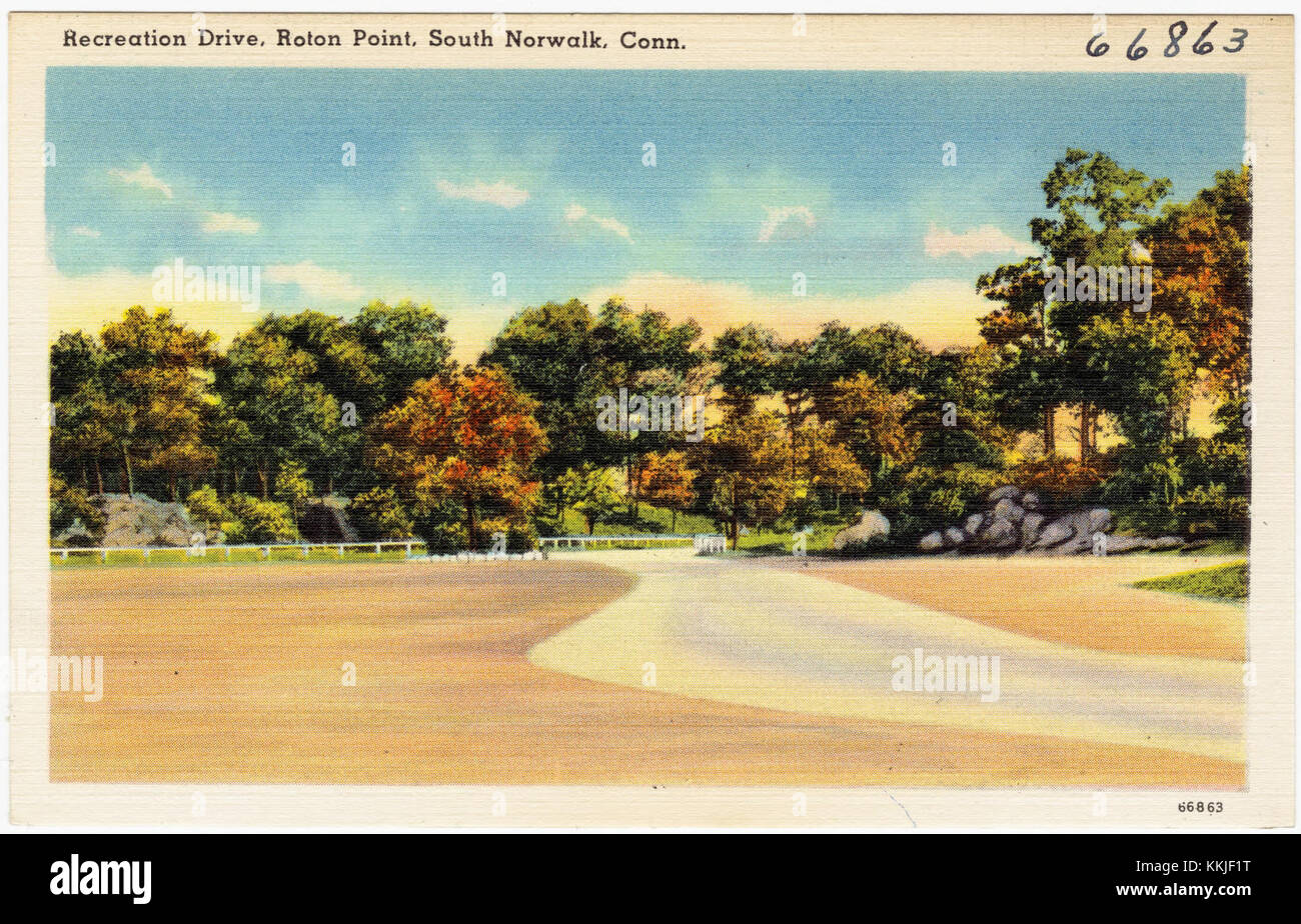 Recreation Drive in Roton Point, South Norwalk, Connecticut, offers a ...