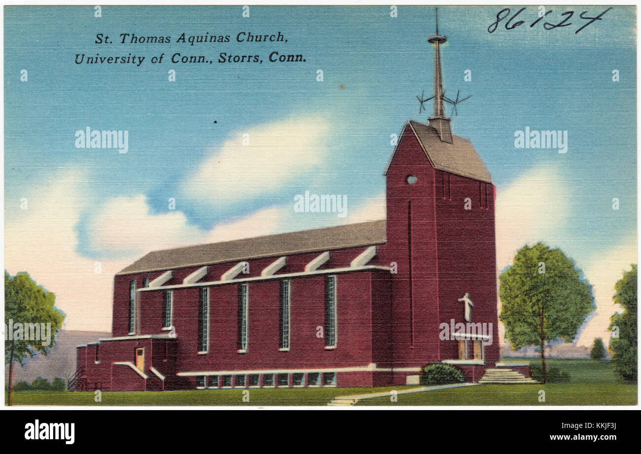St. Thomas Aquinas Church, located at the University of Connecticut in ...
