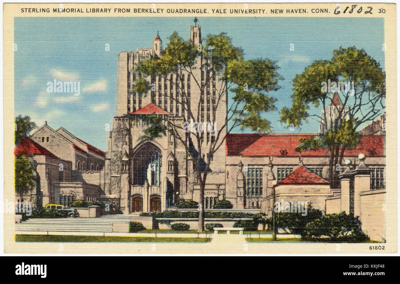 Sterling Memorial Library is a notable architectural landmark located ...