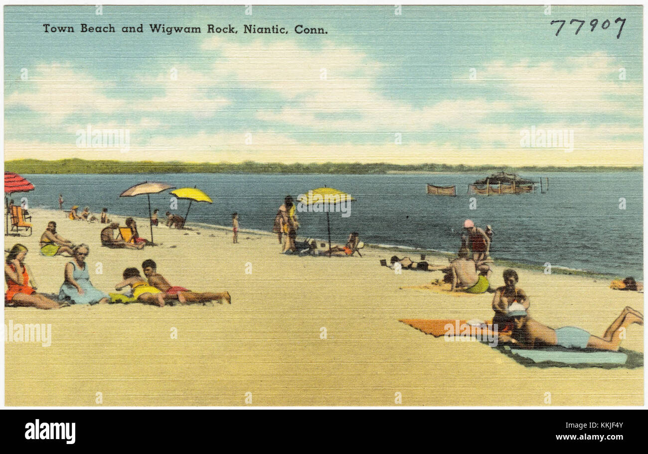 Town Beach in Niantic, Connecticut, is known for its scenic views and ...