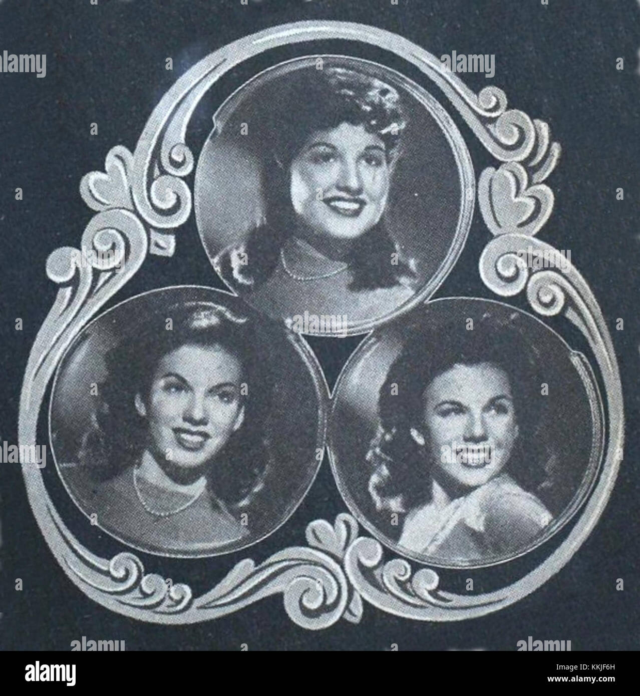 The Dinning Sisters Billboard edit is a promotional piece featuring the ...