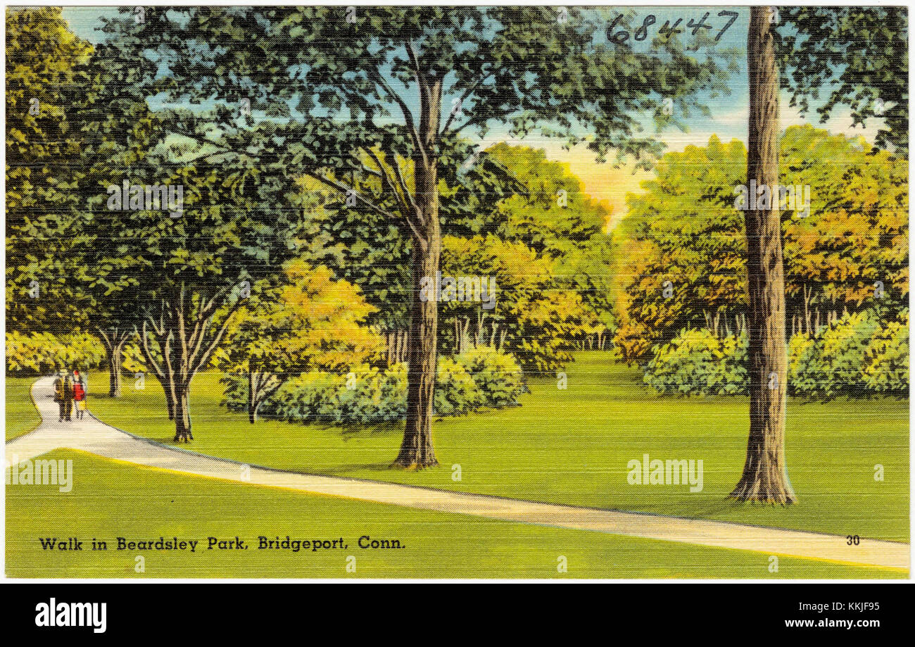 A walk in Beardsley Park, located in Bridgeport, Connecticut, provides ...
