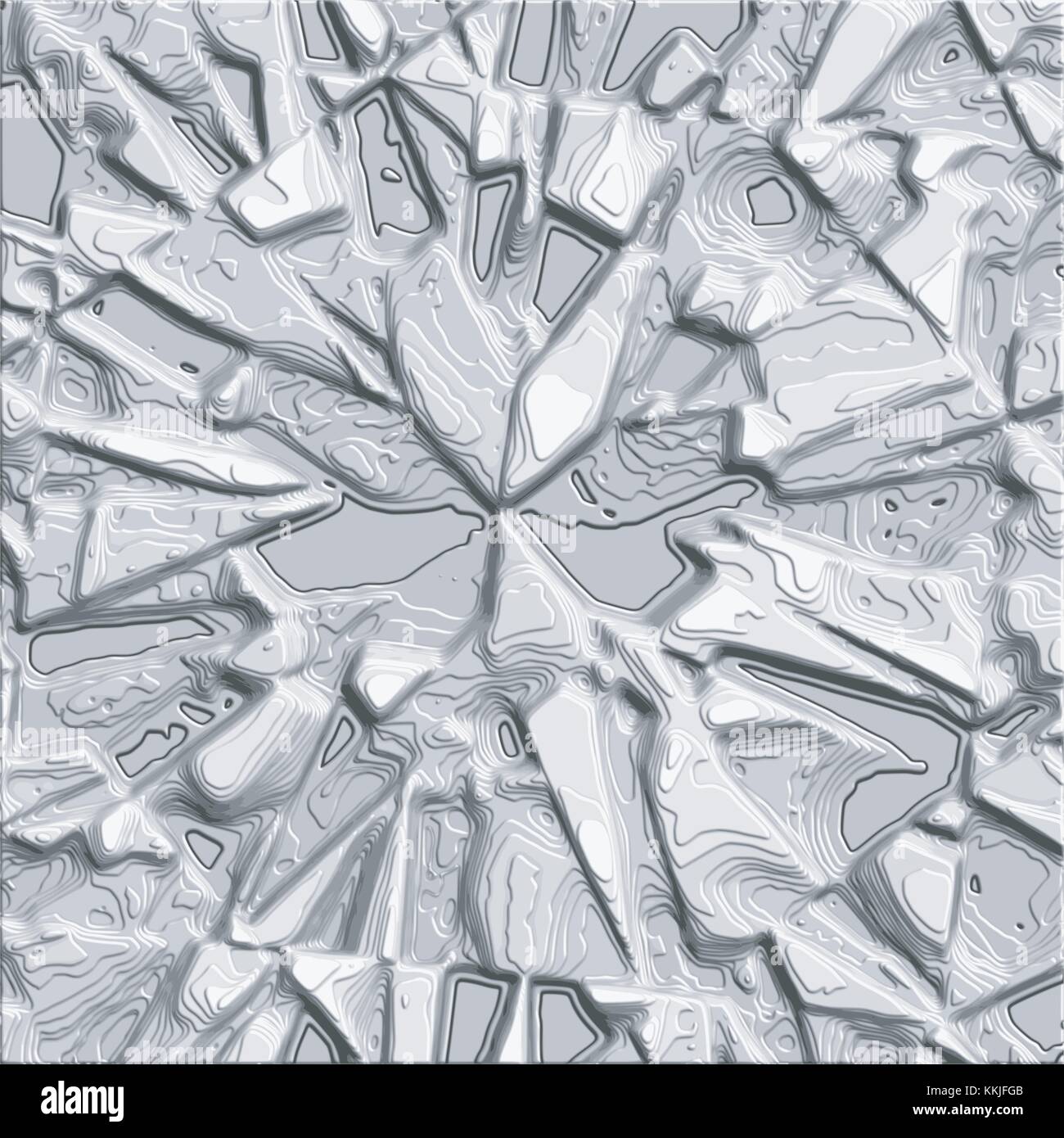 grey and white 3D pattern with embossed square edged areas, vector ...