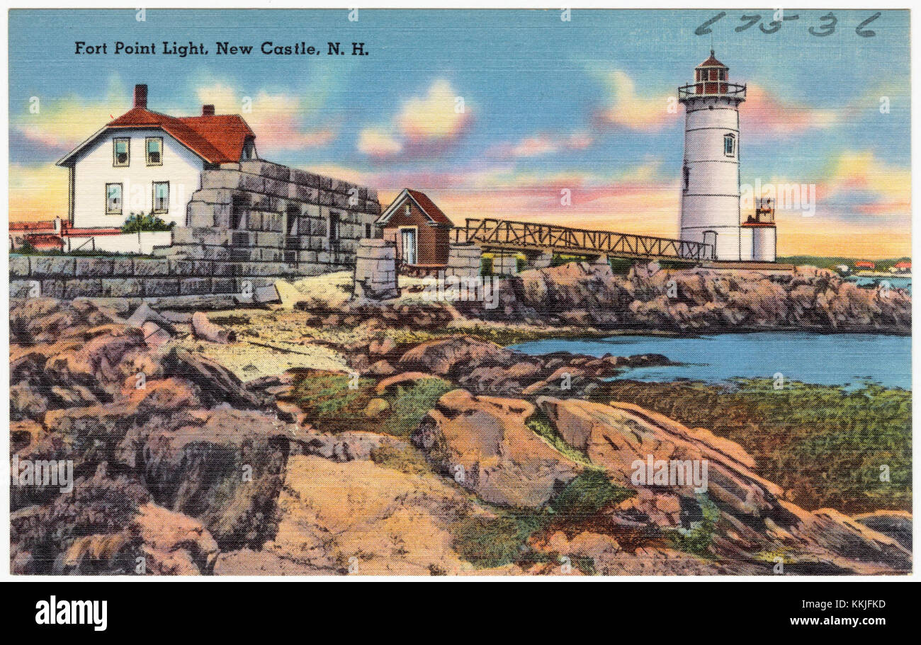 Fort Point Light is a historic lighthouse located in New Castle, New ...