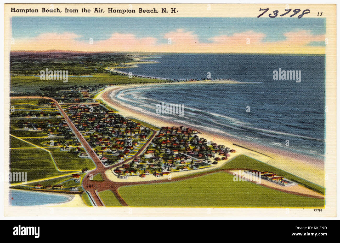 Aerial view hampton beach new hi-res stock photography and images - Alamy
