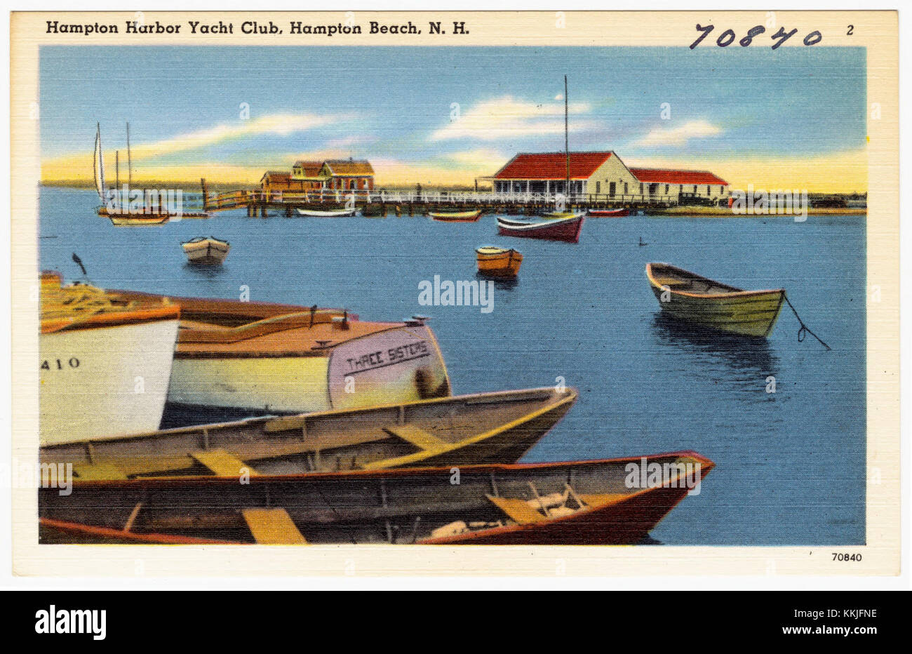 The Hampton Harbor Yacht Club located in Hampton Beach, New Hampshire ...