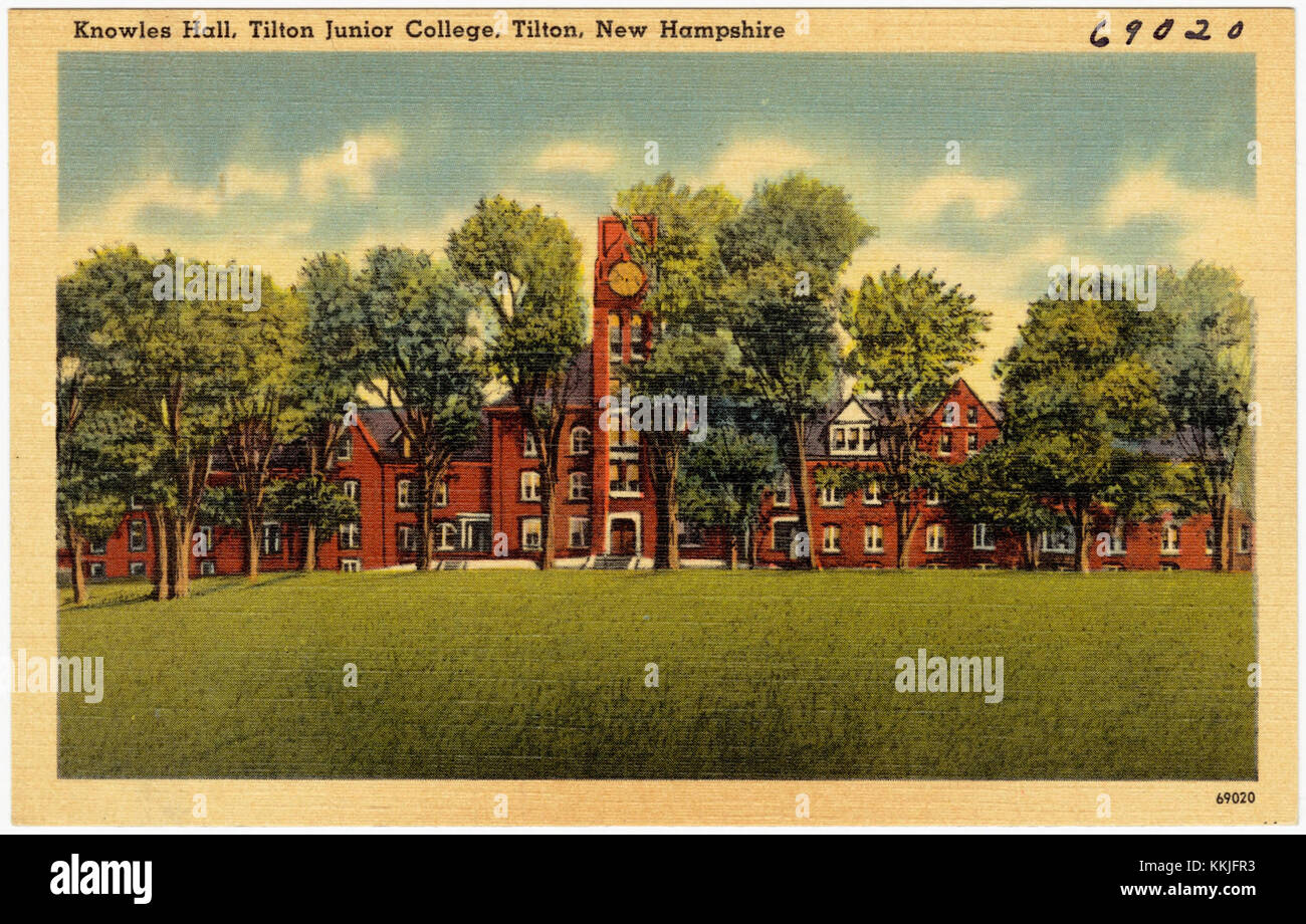 Knowles Hall, located on the campus of Tilton School in Tilton, New ...