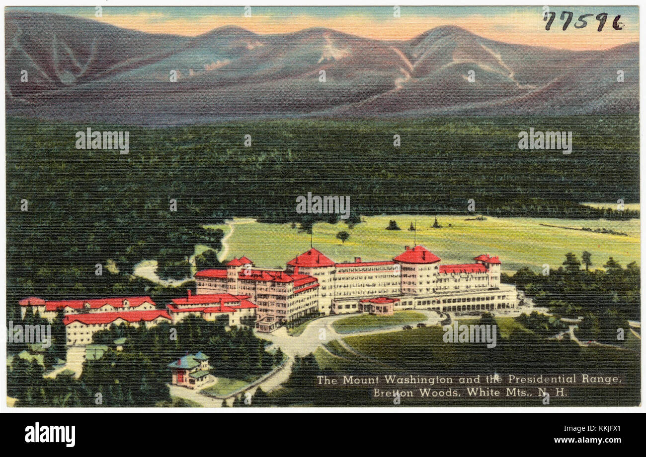The Mount Washington and the Presidential Range are located in the ...