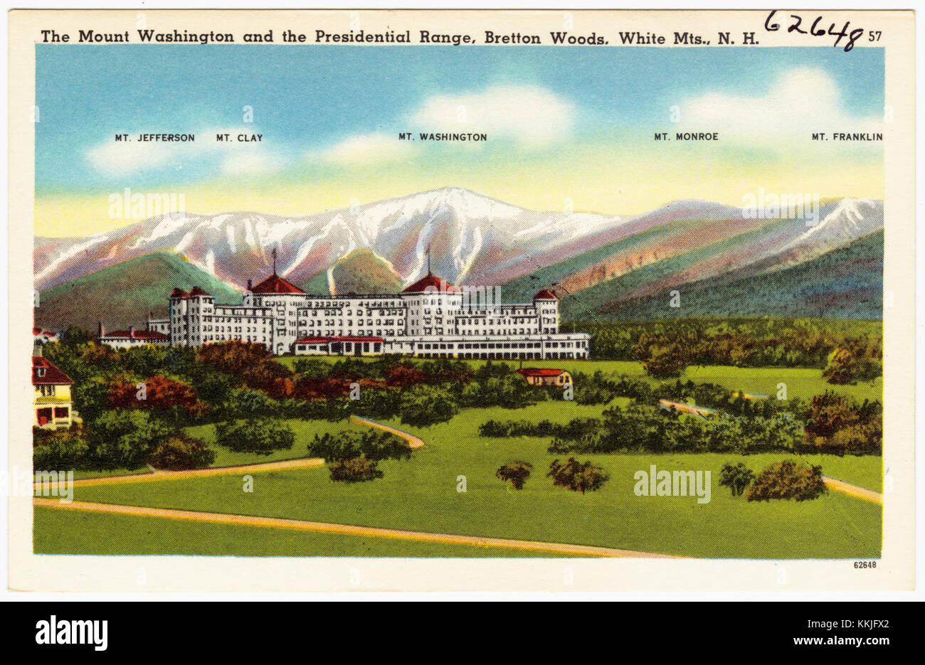 The Mount Washington and the Presidential Range, Bretton Woods, White ...