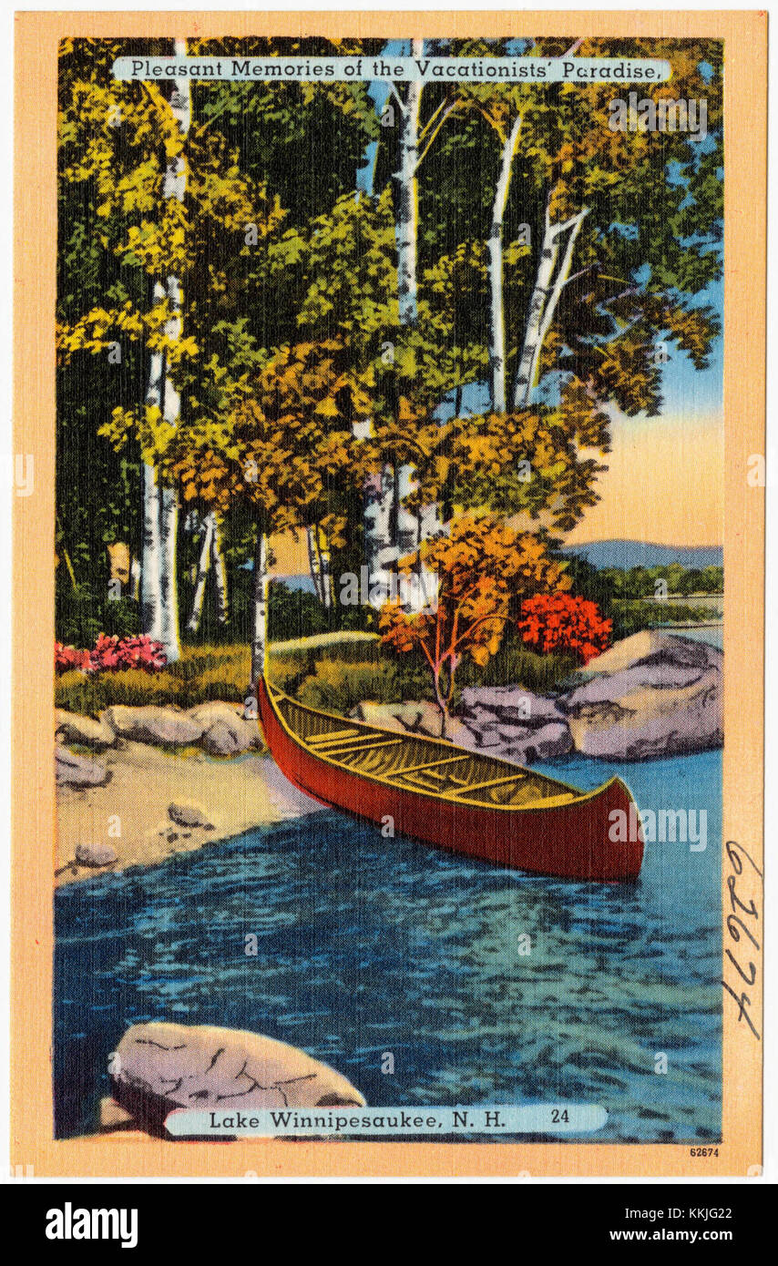 Lake Winnipesaukee in New Hampshire is known for its scenic beauty and ...