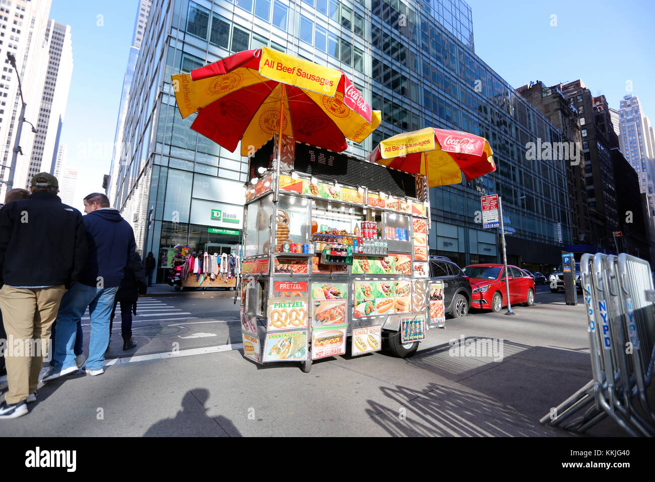 Manhattan, New York State, USA shows city street scenes Stock Photo - Alamy