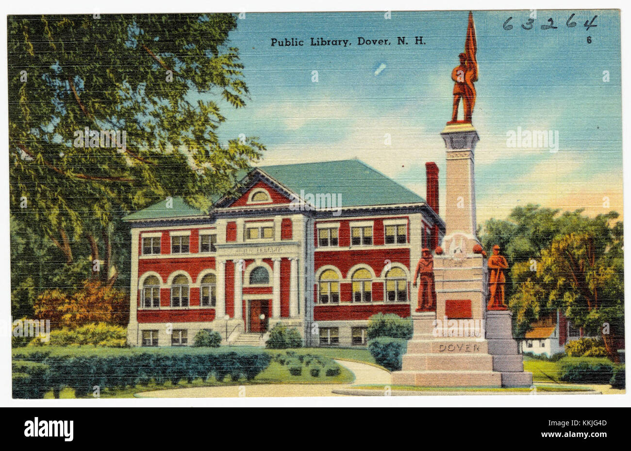 Public library, Dover, N.H (63264 Stock Photo - Alamy