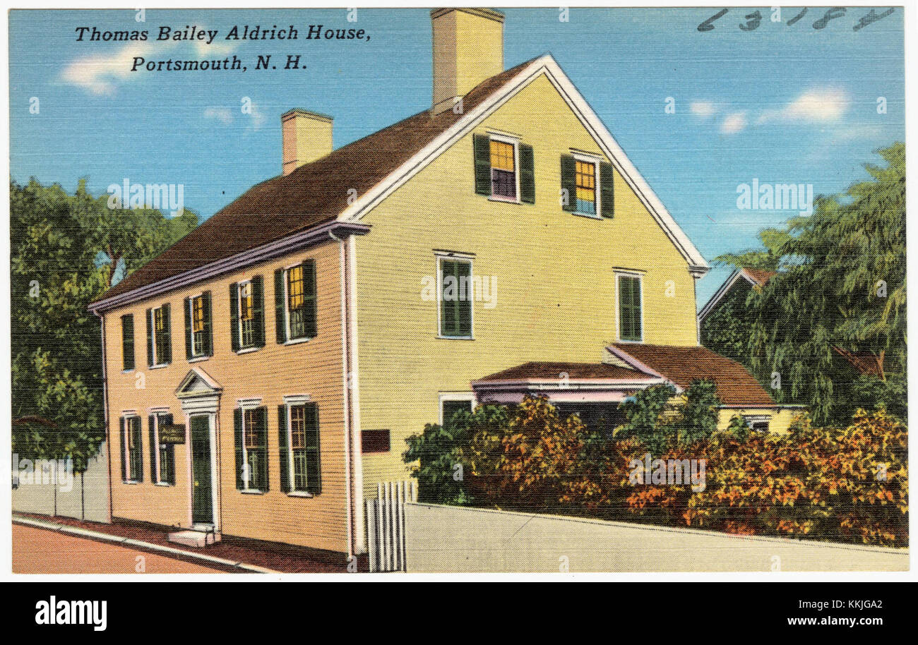 The Thomas Bailey Aldrich House in Portsmouth, New Hampshire, is the ...