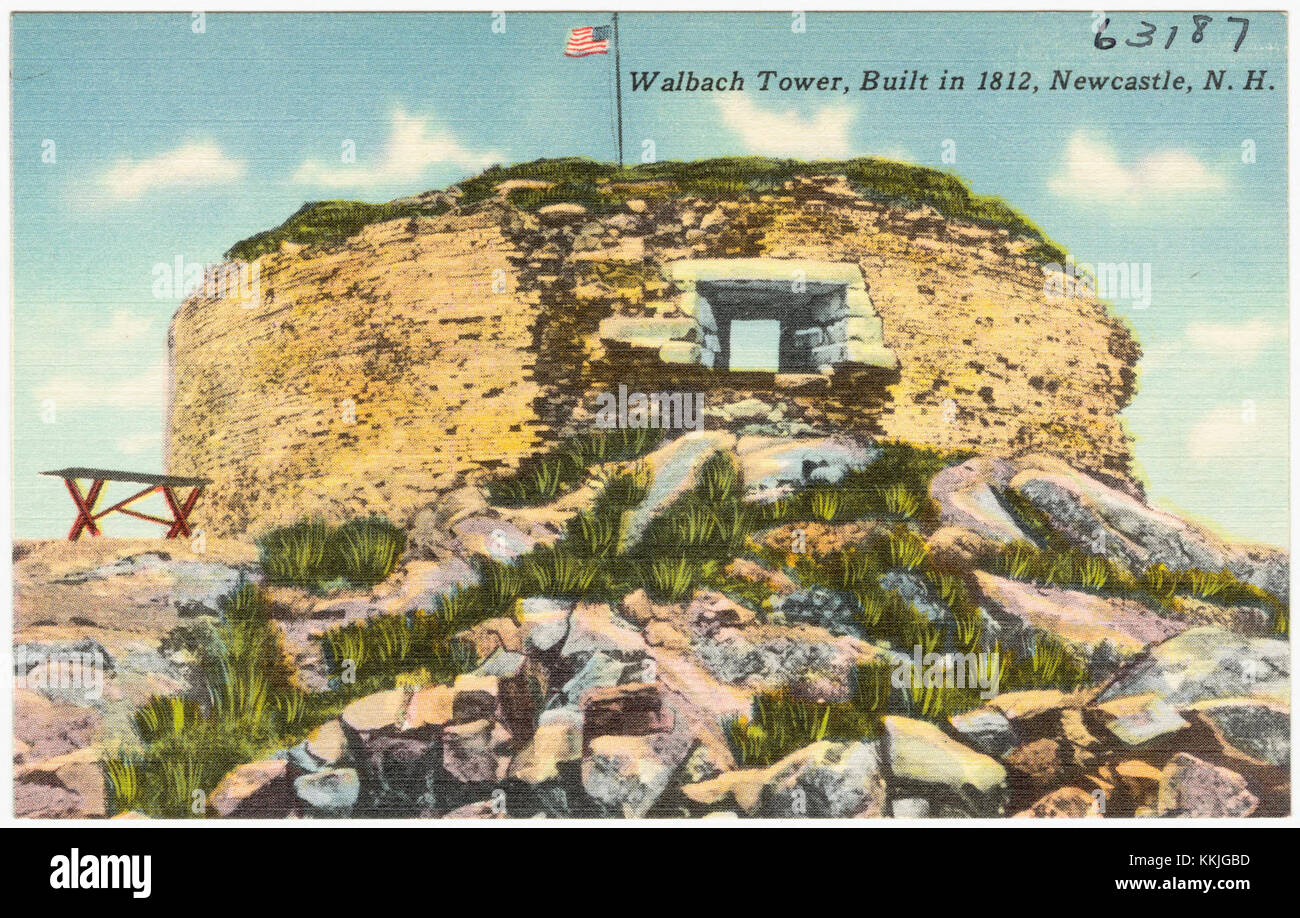 Walback Tower, constructed in 1812, is a historic landmark located in ...