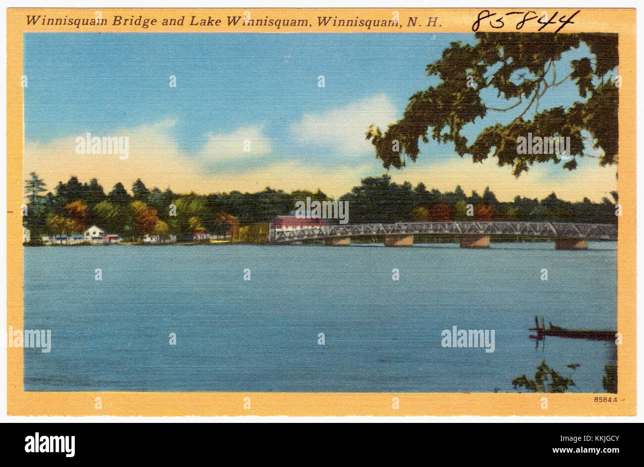 Bridge spans waterway offering hi-res stock photography and images - Alamy