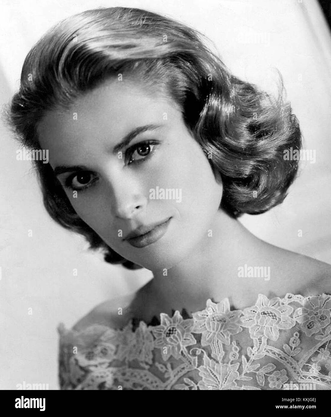 This MGM promotional photo captures actress Grace Kelly, known for her ...