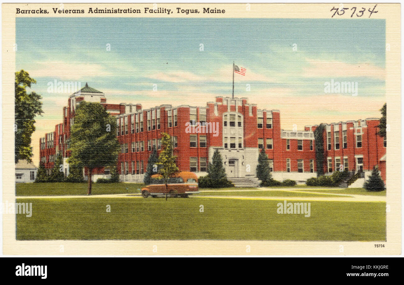 Barracks, Veterans Administration Facility, Togus, Maine (75734 Stock ...