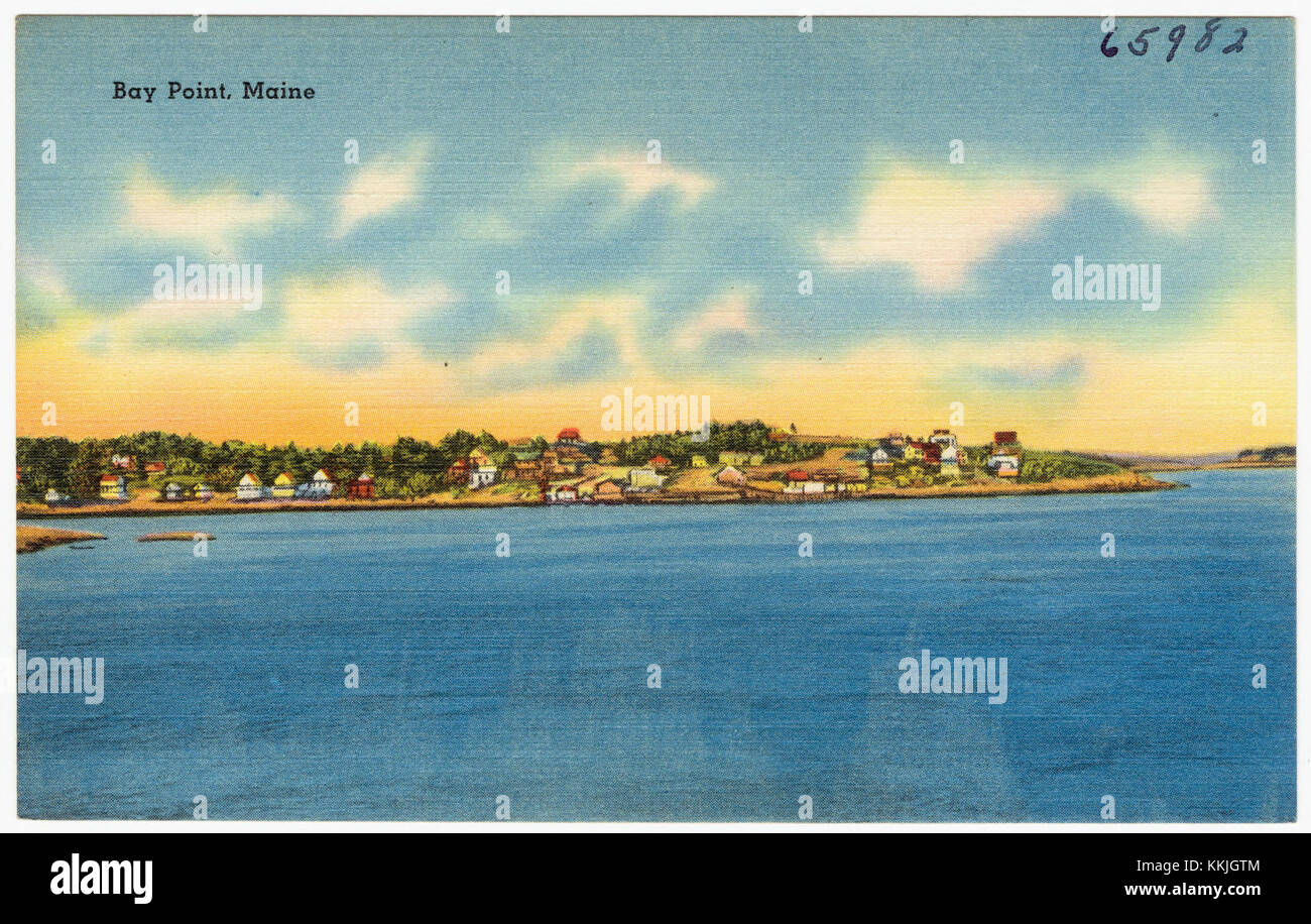 Bay Point, Maine (65982 Stock Photo - Alamy