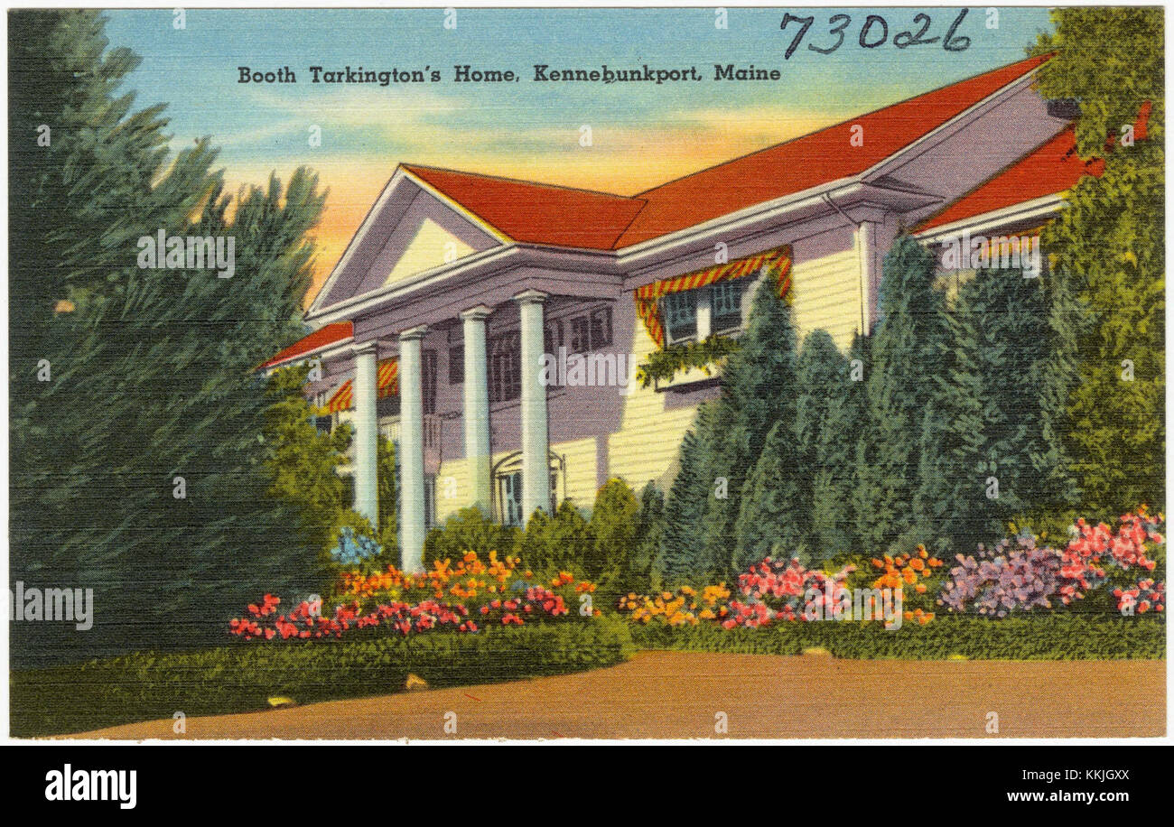 Booth Tarkington's home in Kennebunkport, Maine, is a historic house ...