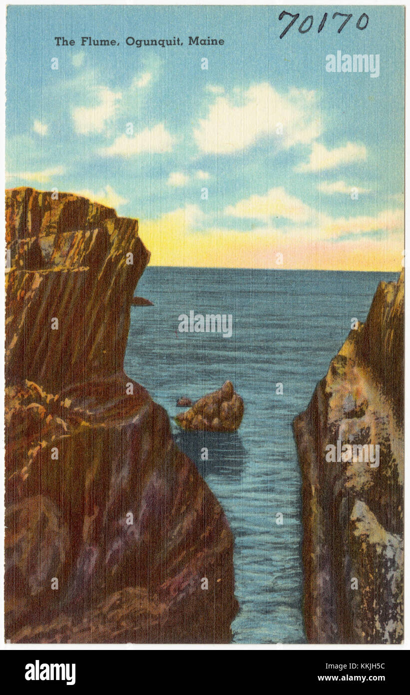 The Flume is a natural rock formation in Ogunquit, Maine, known for its ...