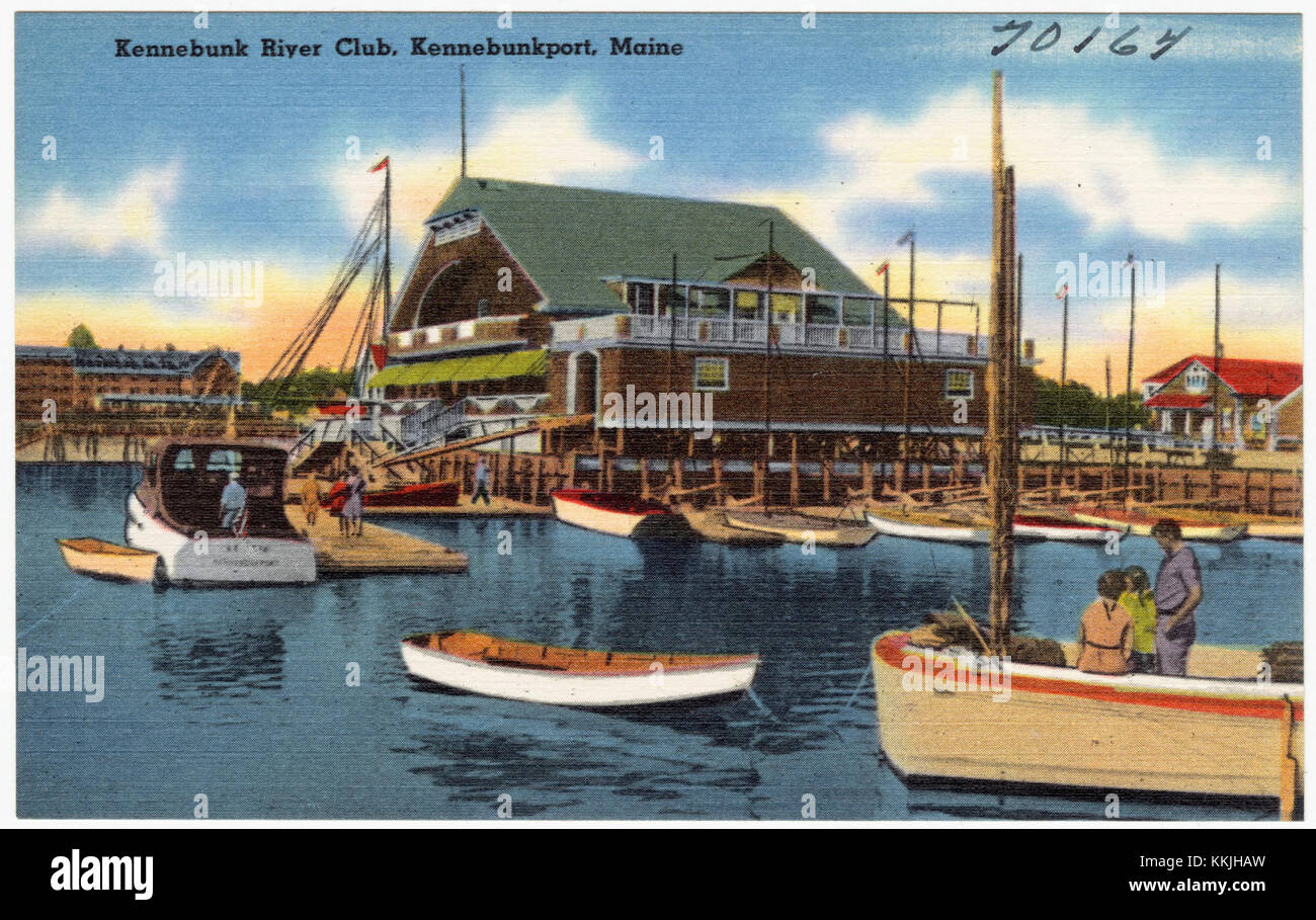 The Kennebunk River Club in Kennebunkport, Maine, is a historic private ...