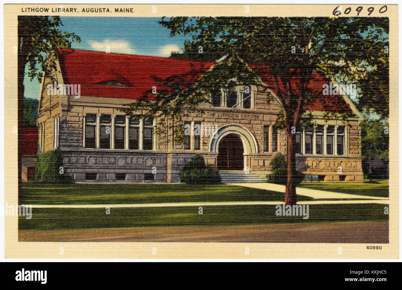 The Lithgow Library in Augusta, Maine, known for its historical ...