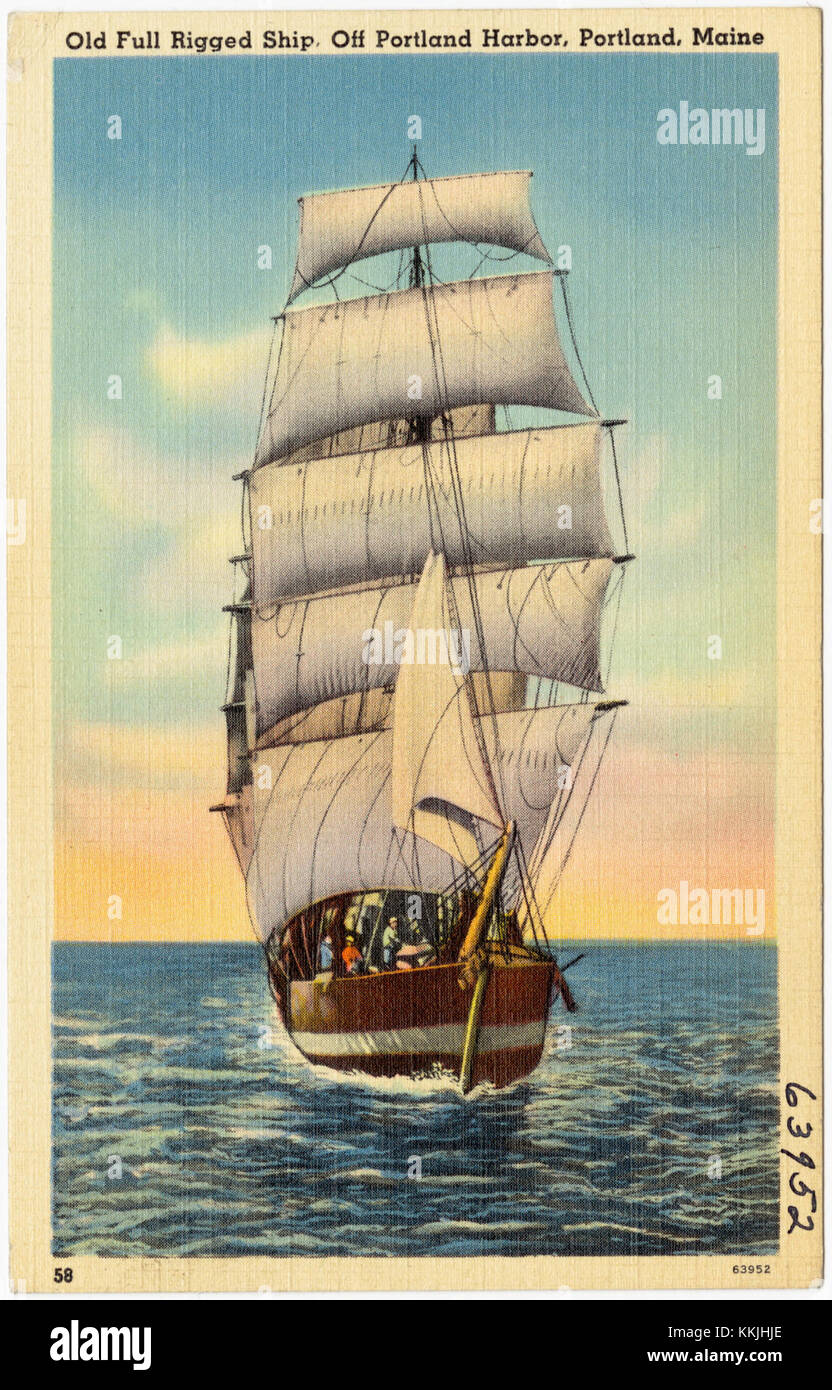 Full rigged ship hi-res stock photography and images - Alamy