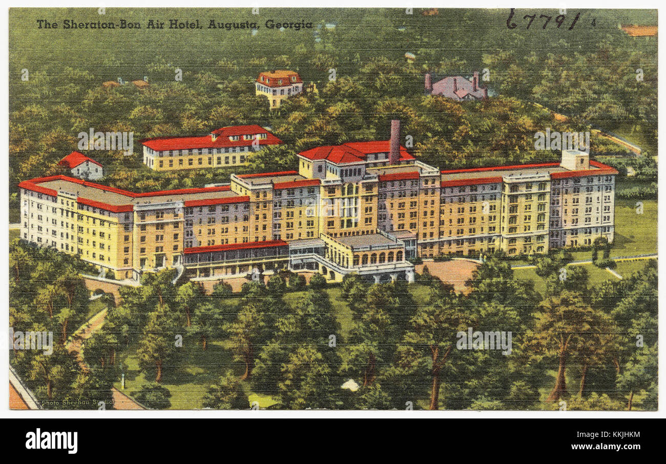 The Sheraton-Bon Air Hotel in Augusta, Georgia, was an iconic hotel ...