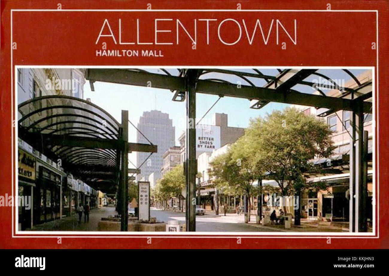 A postcard from 1974 showcasing Hamilton Mall, which is known for its ...