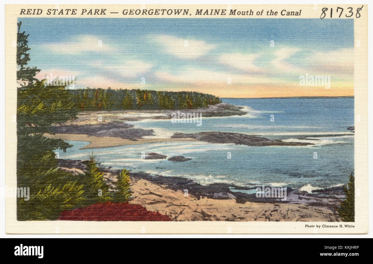Reid State Park, located in Georgetown, Maine, is a coastal park ...