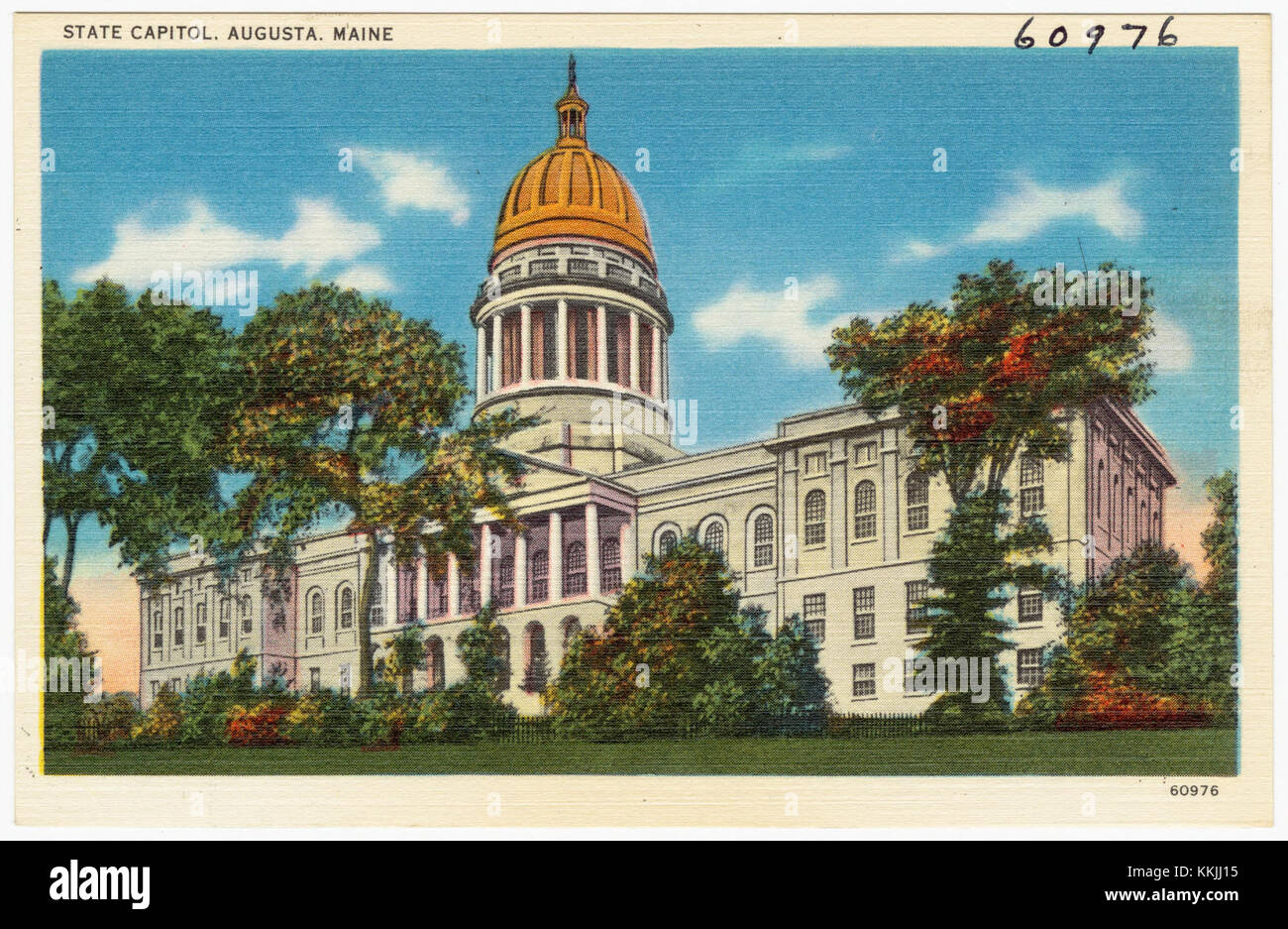 The State Capitol building located in Augusta, Maine, is a historic ...