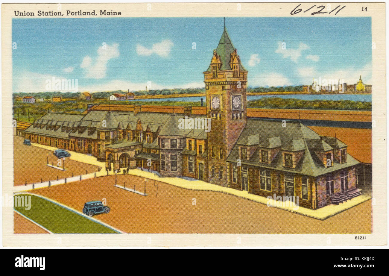 Union Station, Portland, Maine (61211 Stock Photo - Alamy