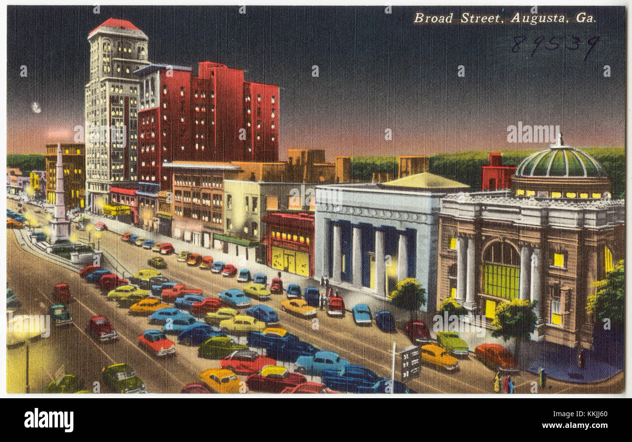 Broad Street in Augusta, Georgia, is a prominent street known for its ...