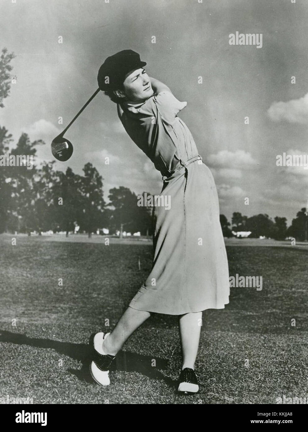 A 1958 photograph of Louise Suggs, capturing a moment in the career of ...