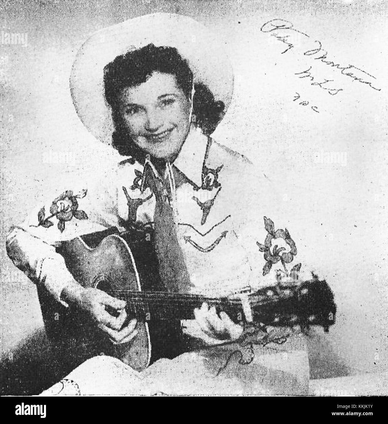 Patsy Montana Billboard Stock Photo - Alamy