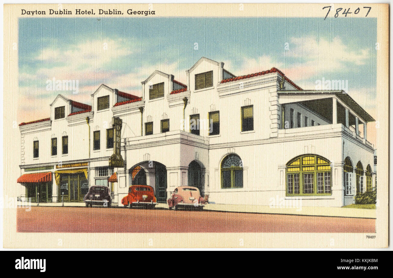 The Dayton Dublin Hotel, located in Dublin, Georgia, is a historic ...