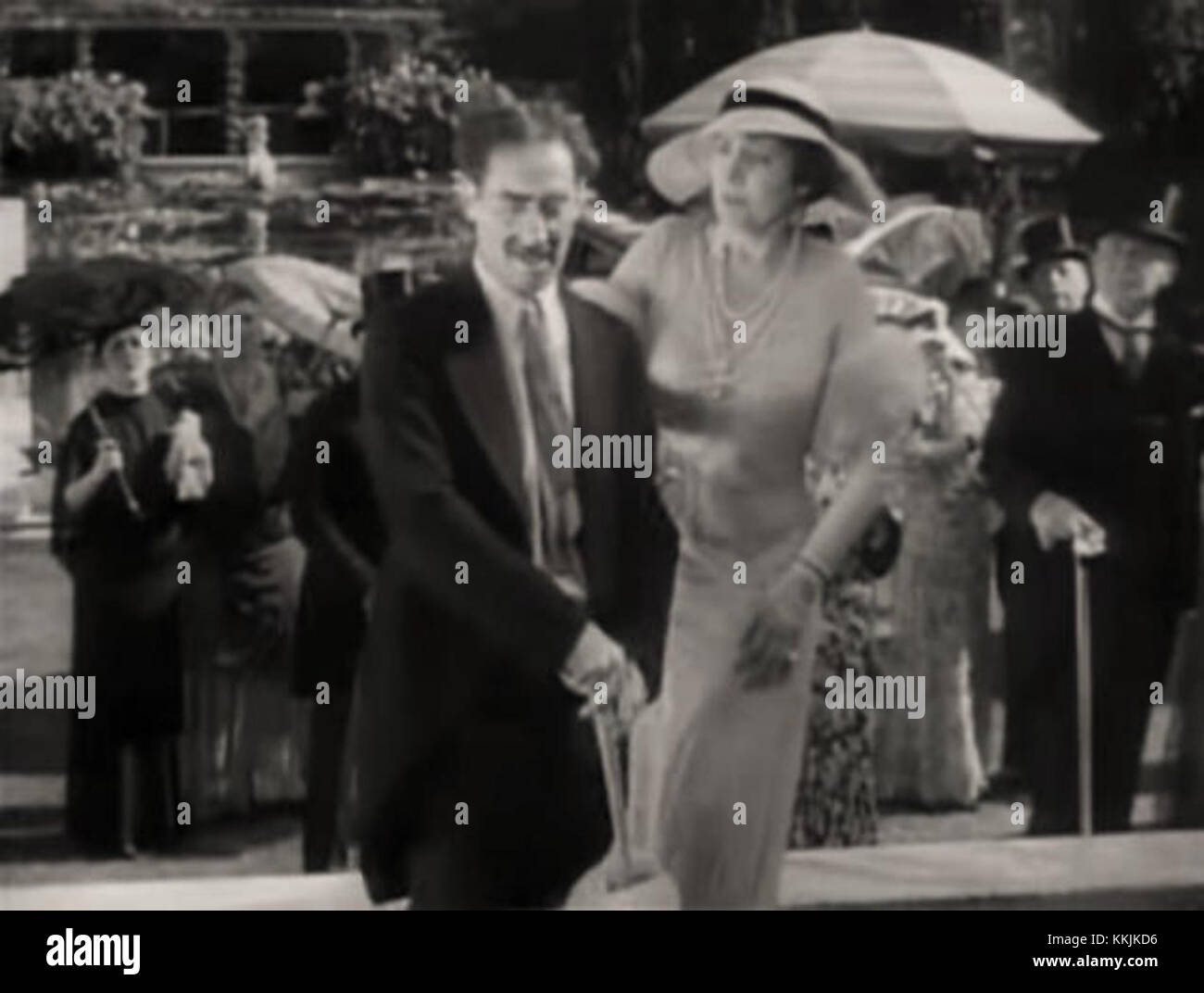 This scene from the trailer of the 1933 film *Duck Soup* features ...