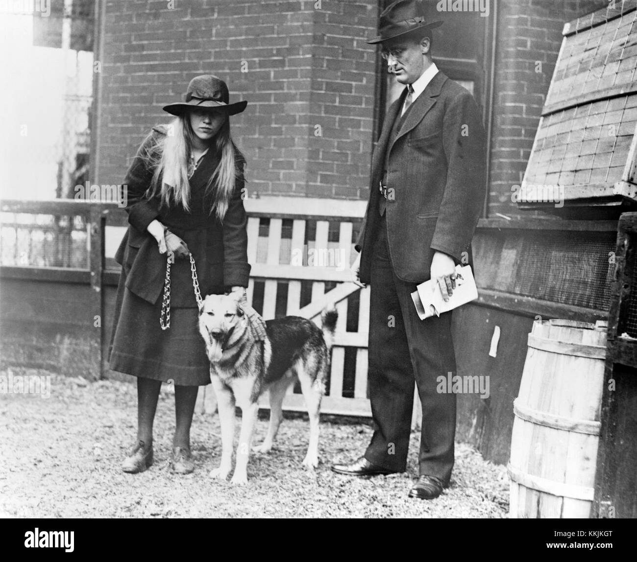 This historic photograph captures Franklin D. Roosevelt and Anna ...