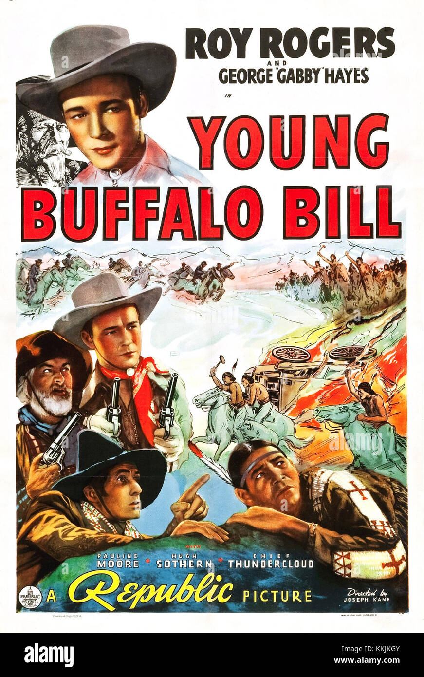 Vintage photo of buffalo bill hi-res stock photography and images - Alamy