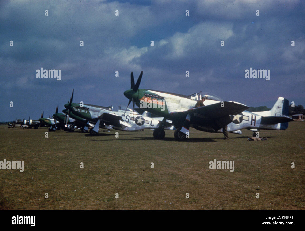 359th Fighter Group - P-51D Mustangs 2 Stock Photo - Alamy