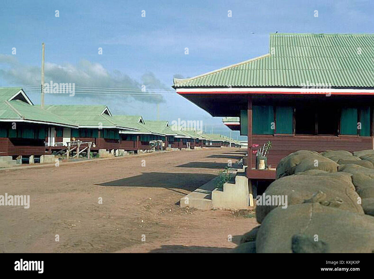 The Korat RTAFB EM Hooches were temporary structures used during the ...